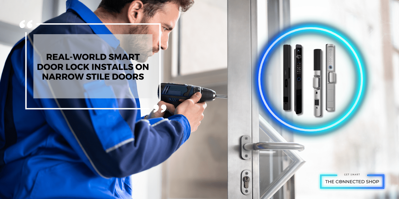 Designed to Fit: Real-World Smart Door Lock Installs on Narrow Stile D