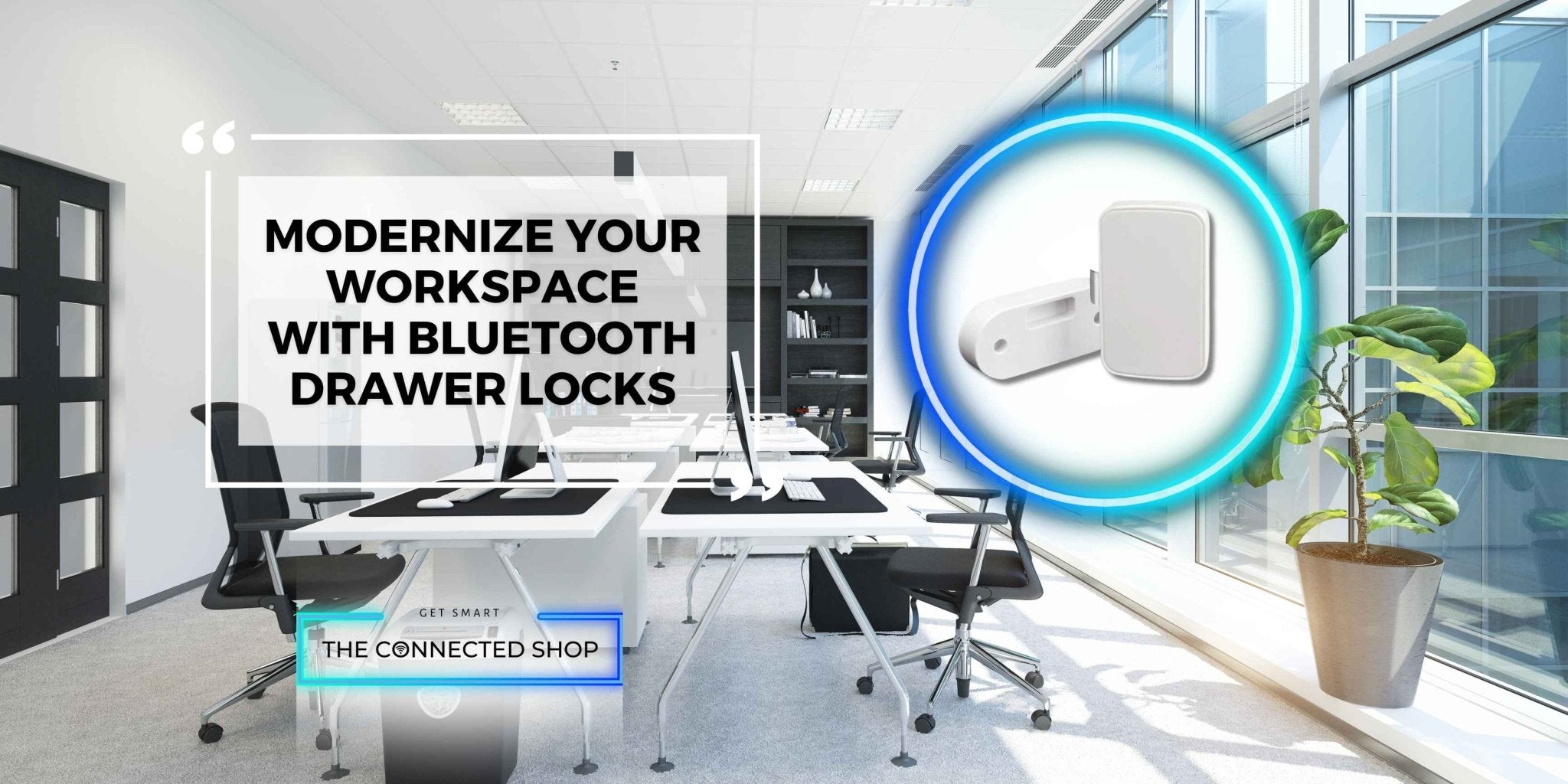 Office Organization and Security Made Easy with Bluetooth Drawer Locks