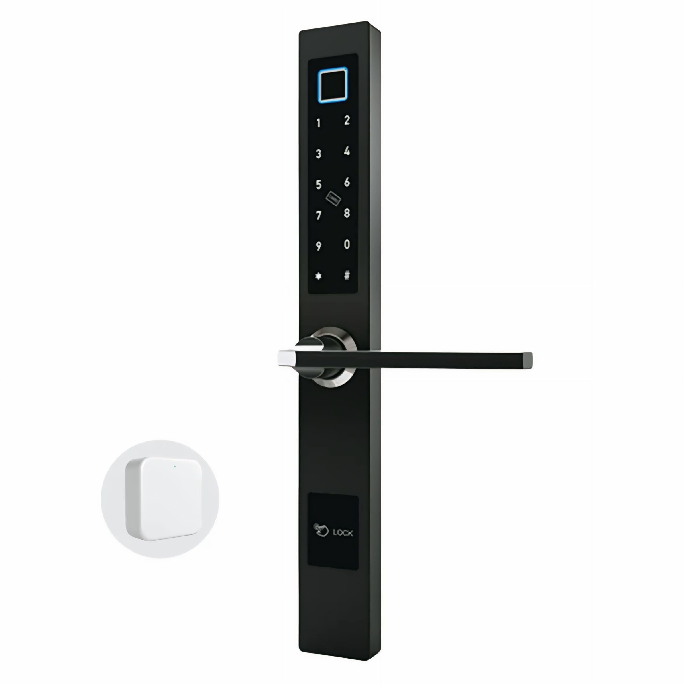 Smart Door Lock Sleek - Fingerprint Door Lock & Sleek Design Smart Lock ...