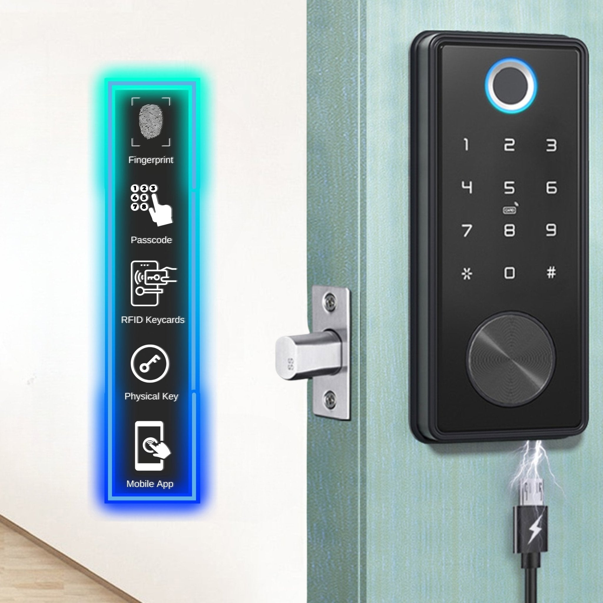 Deadbolt Smart Door Lock - Deadbolt Smart Lock & Smart Lock Deadbolt ...