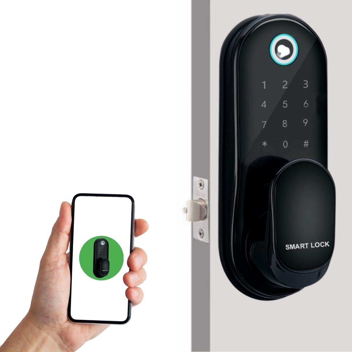 Deadbolt Smart Pad Door Lock - Smart Deadbolt Lock, Deadbolt Door Lock ...