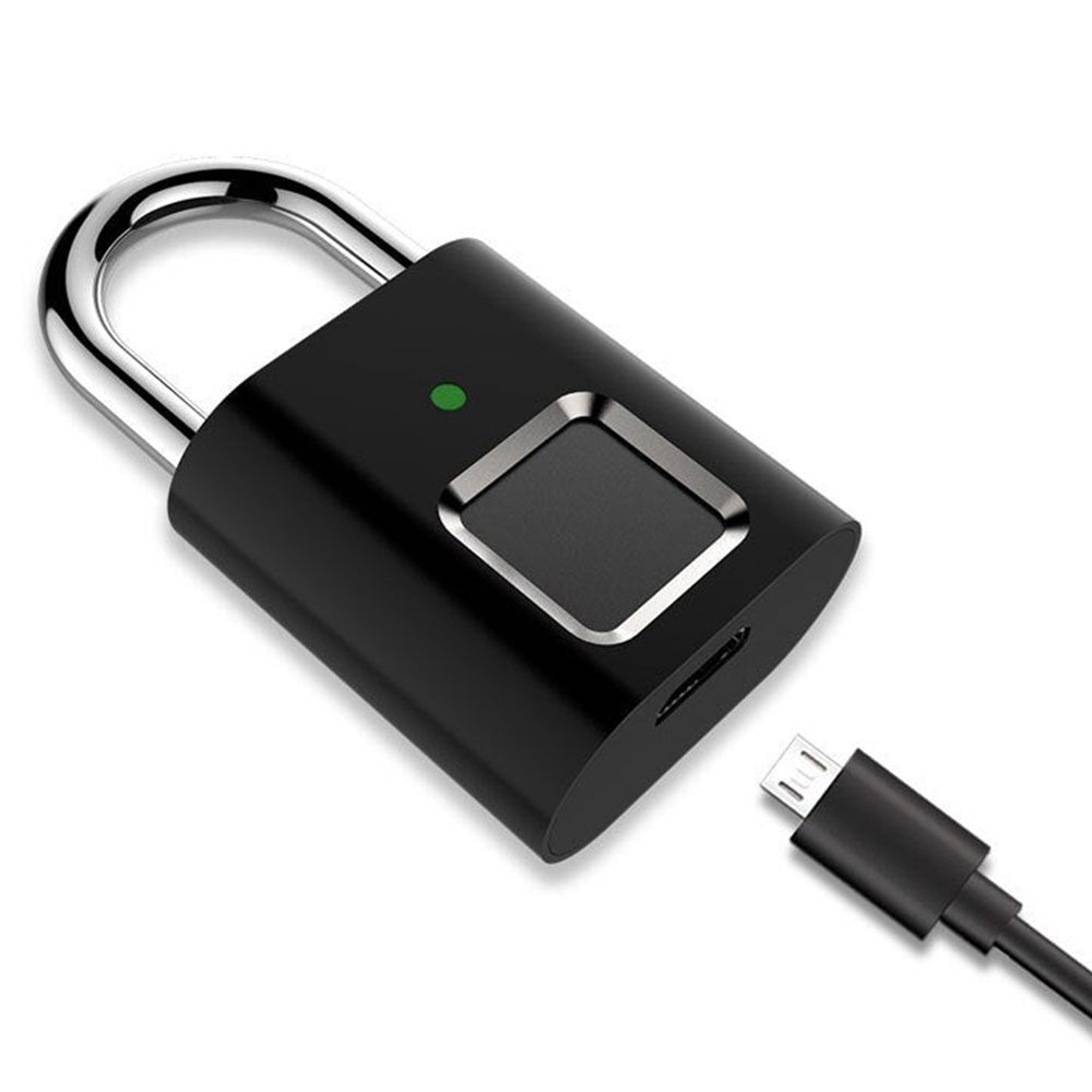 Luggage Fingerprint Lock Smart Padlock - Fingerprint luggage with ...