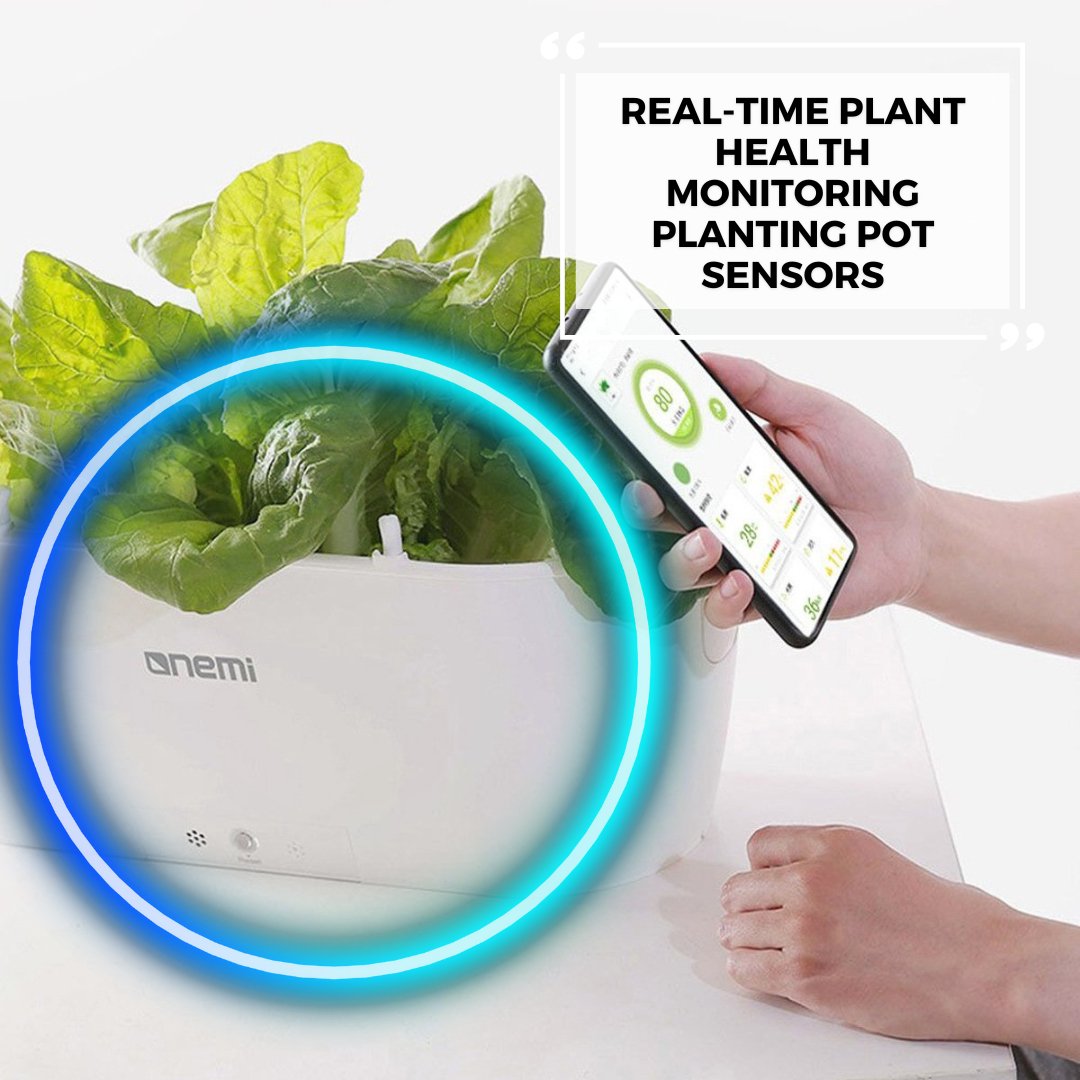 Self Watering Smart Planting Pot - Smart Planting Pot to Monitor Plants ...