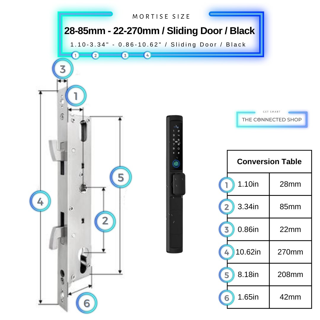 Sliding Door Smart Lock Knob - Smart Door Lock for Sliding Doors – The ...