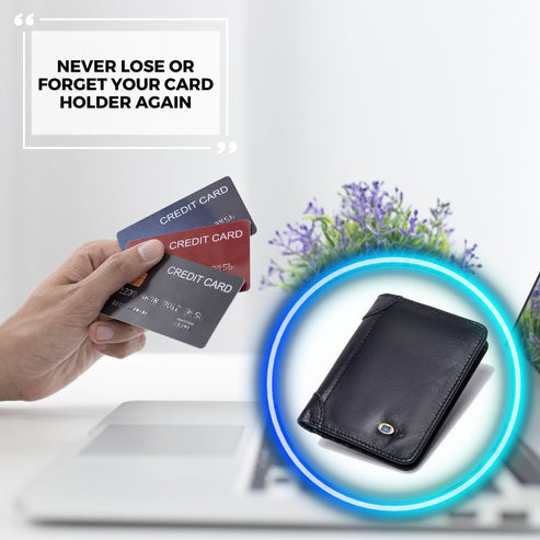 Smart Card Holder Slim Bluetooth Tracker - Smart Wallets for Men