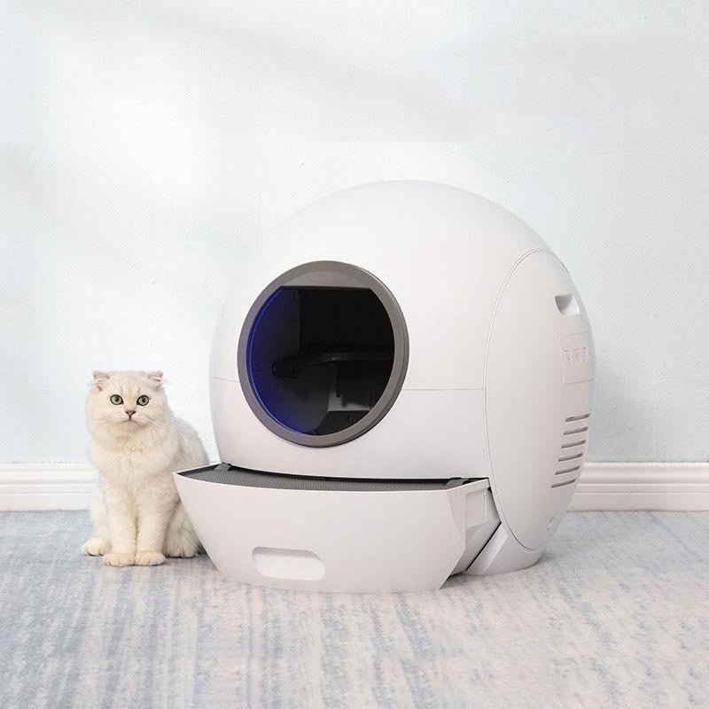 Smart Cat Litter - Self Cleaning Smart Cat Litter Sandbox with Mobile ...