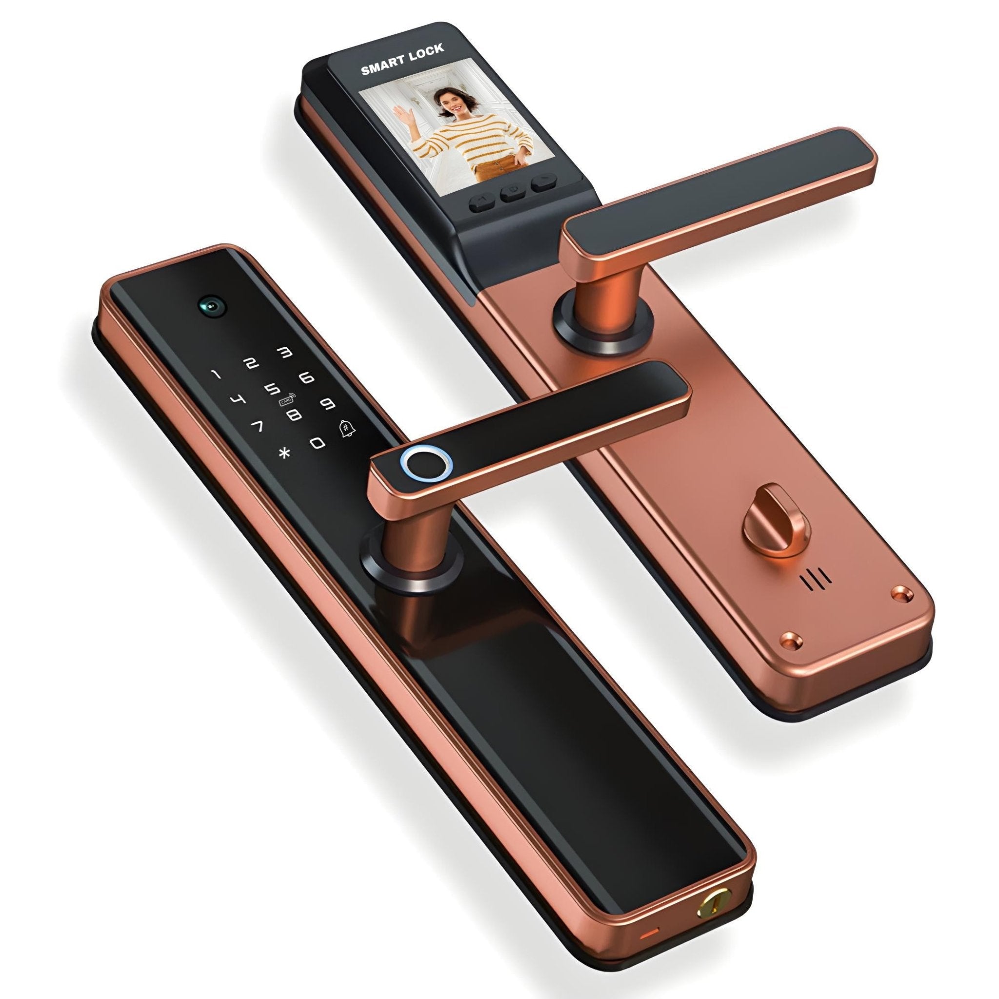 Smart Door Lock Camera - Door Lock with Camera, Smart Lock with Camera ...