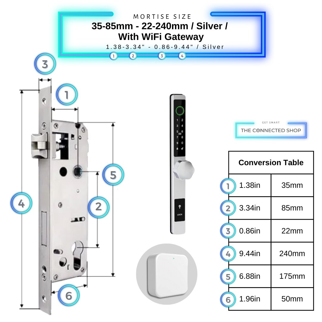 Smart Door Lock Thin - Smart Lock for Thin Doors, Thin Smart Lock – The ...