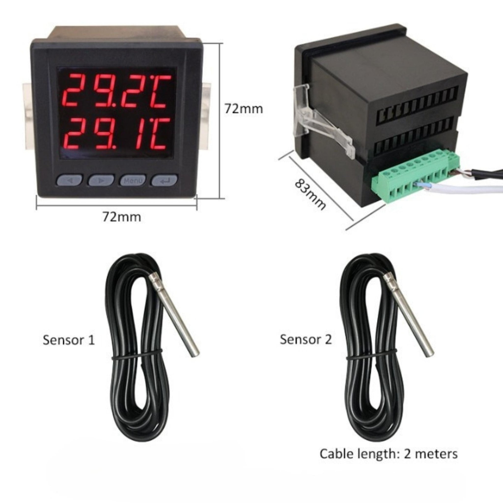 Smart Dual Temperature Controller - Temperature Monitor and Mobile App ...