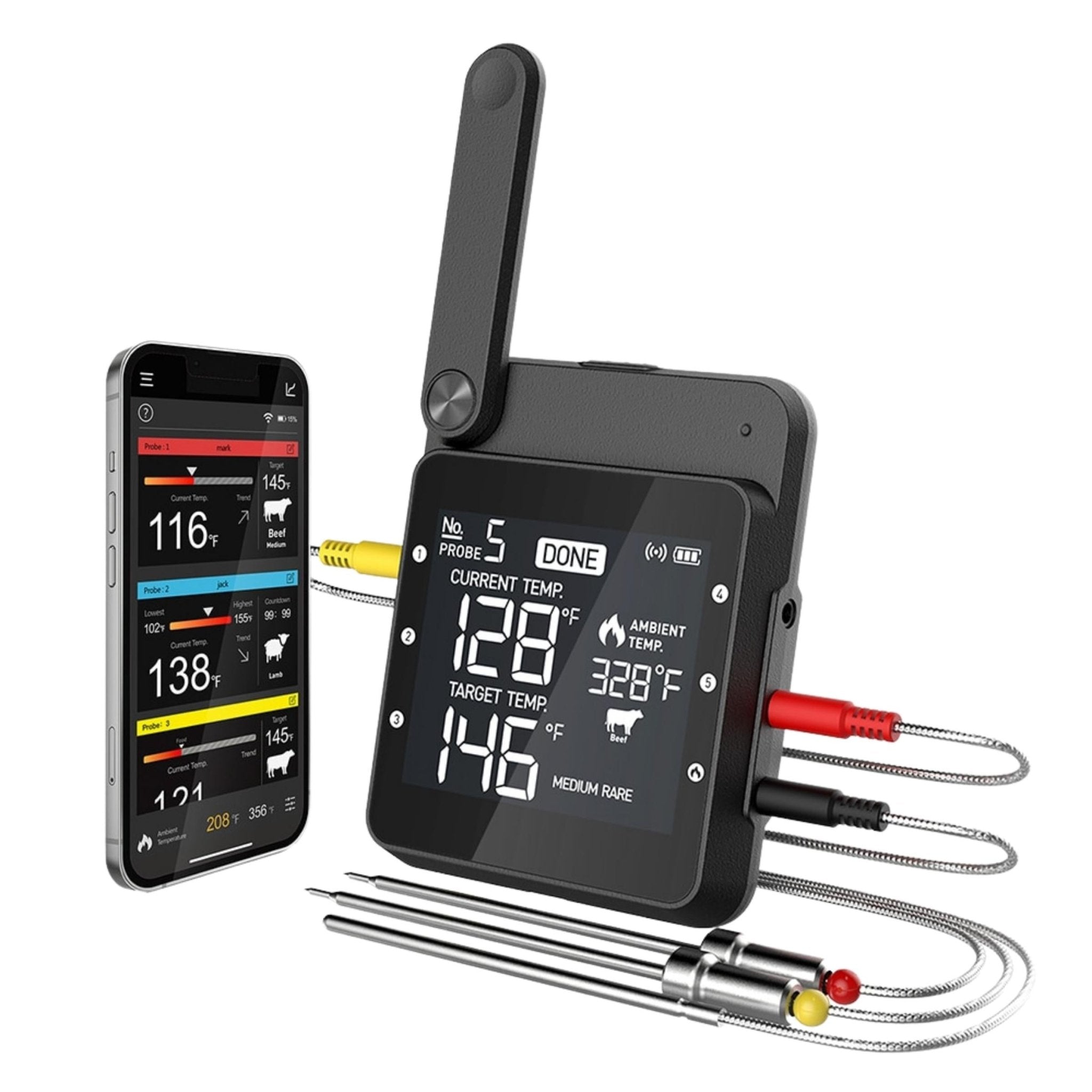 Smart Oven Thermometer - Monitor Cooking, Smart Oven Thermometer and ...