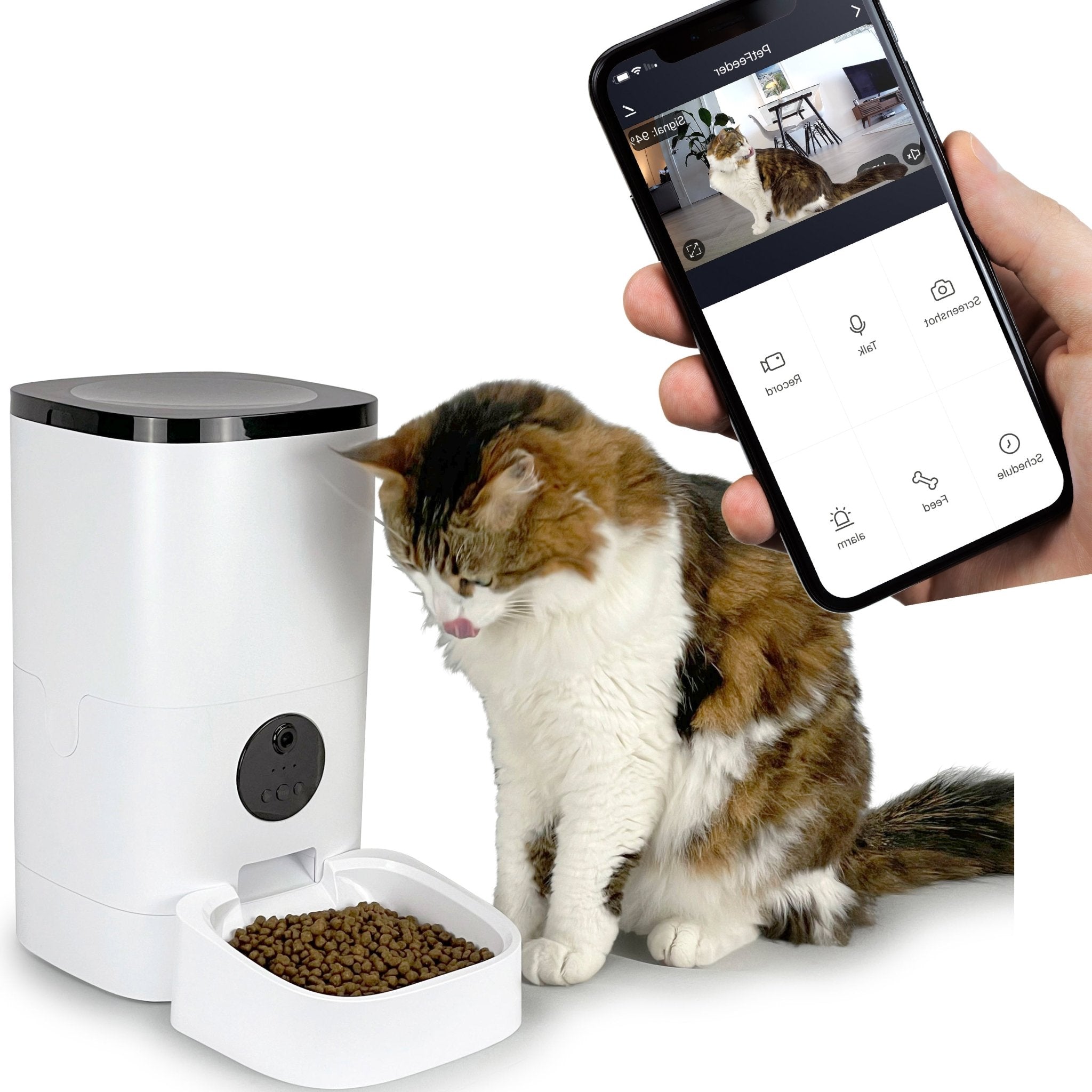 Smart Pet Feeder Camera - Live Video Smart Pet Feeder Camera, Connected ...
