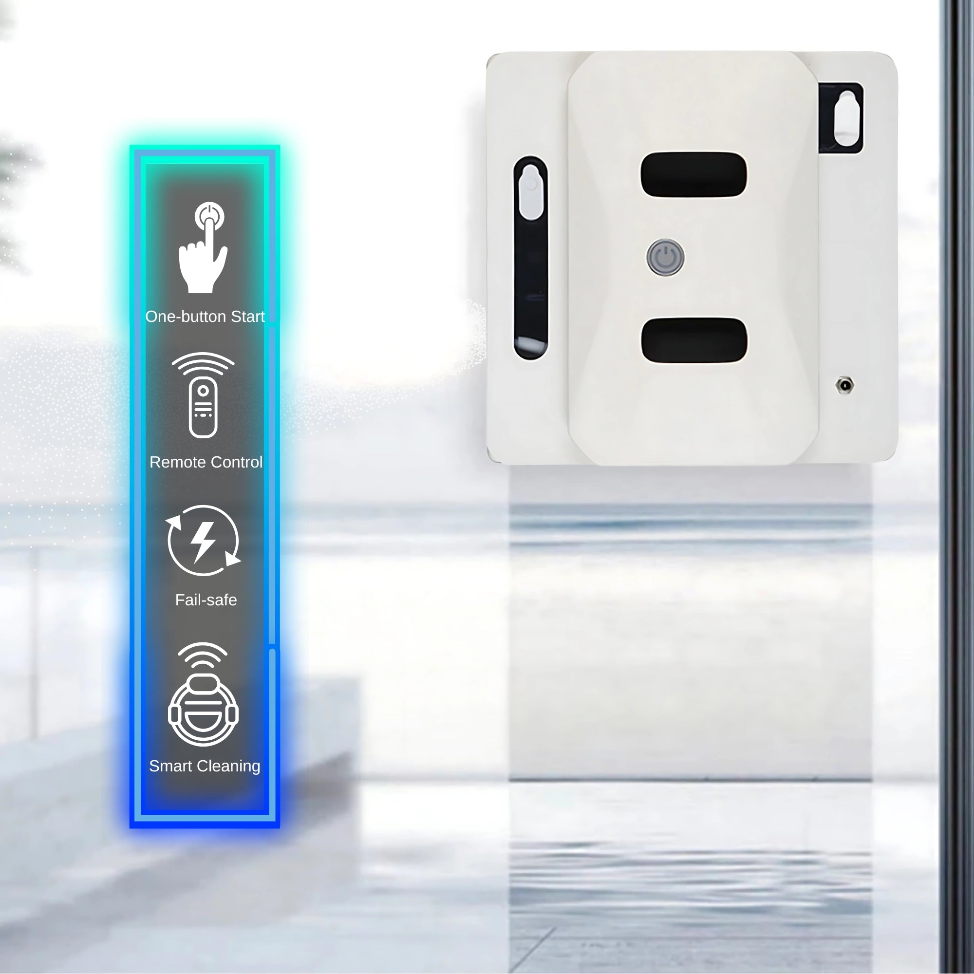 Smart Window Cleaning Robot - Remote Control Window Cleaning Robot ...